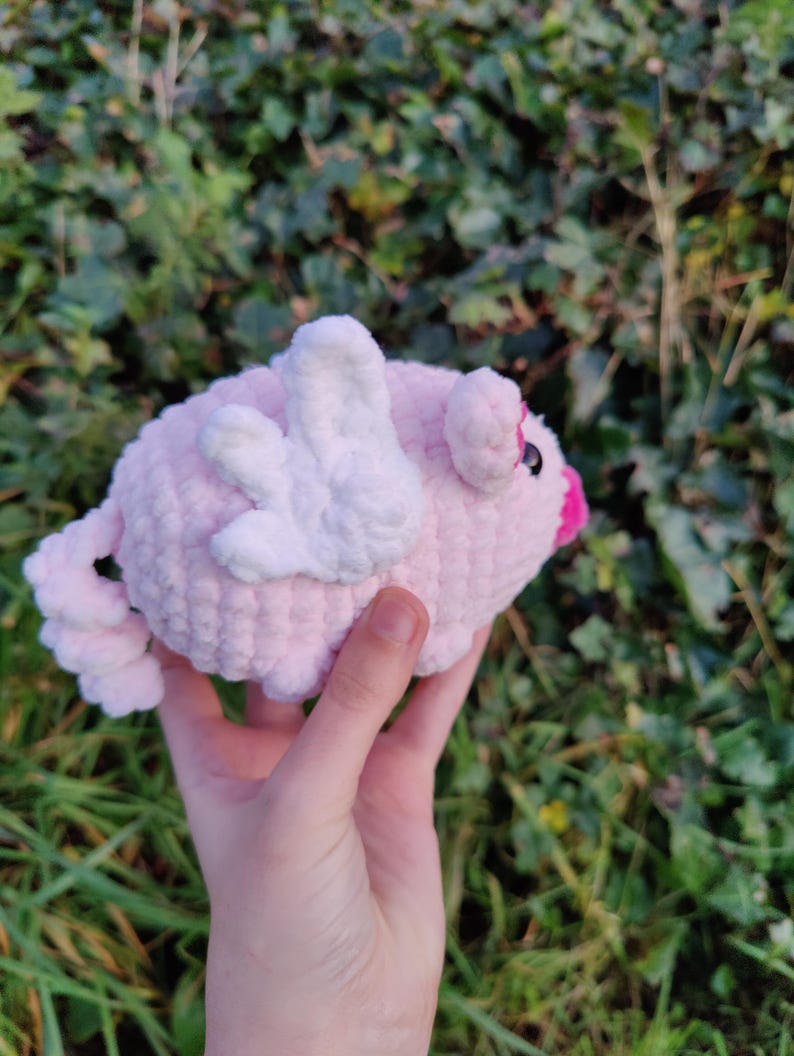 Crochet Flying Pig Soft Light Pink Plush Shelf Sitter Teddy - Etsy