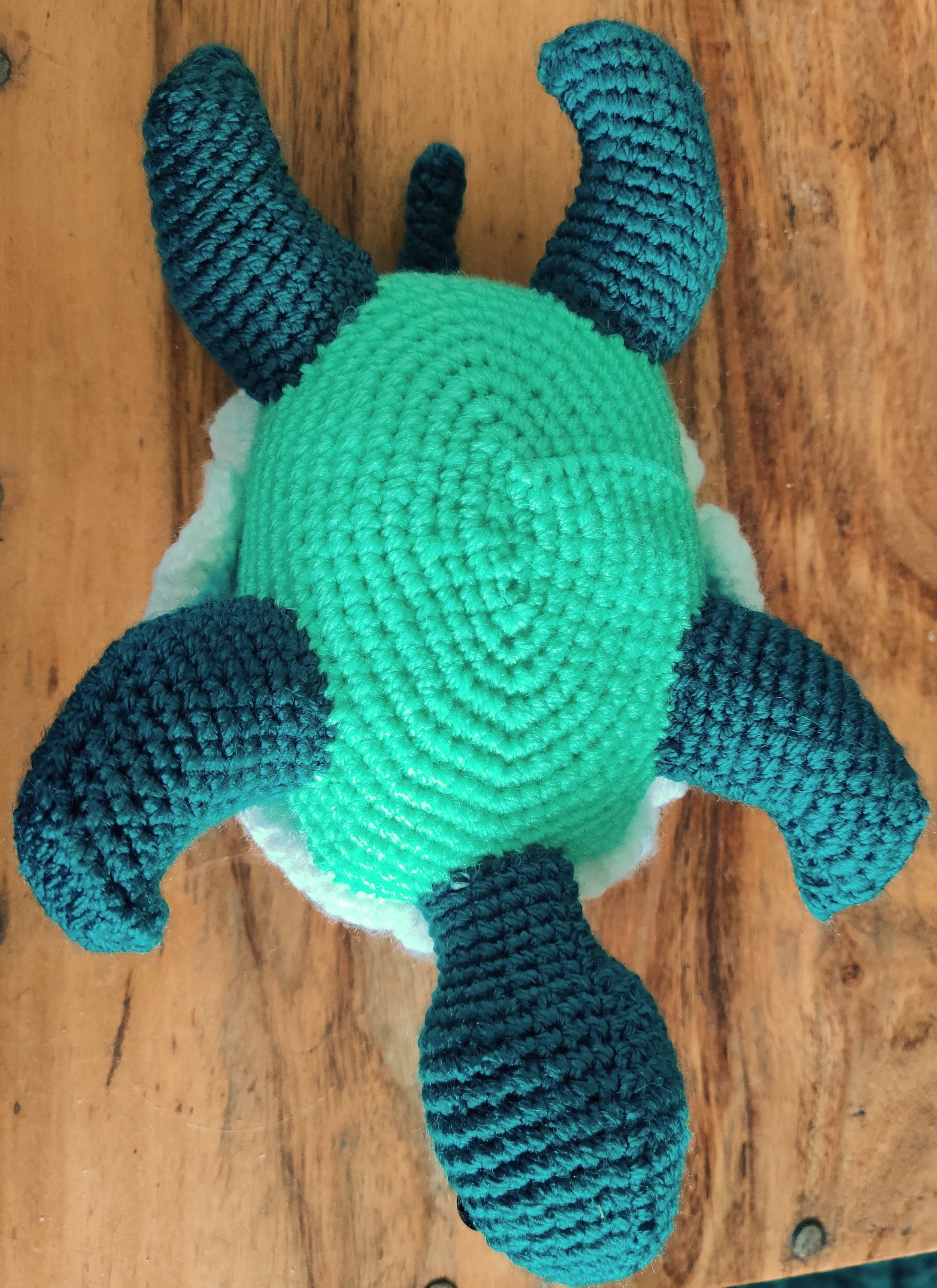 Crochet Plush Hexagon Turtle/tortoise Teddy Decoration Quirky Colourful ...