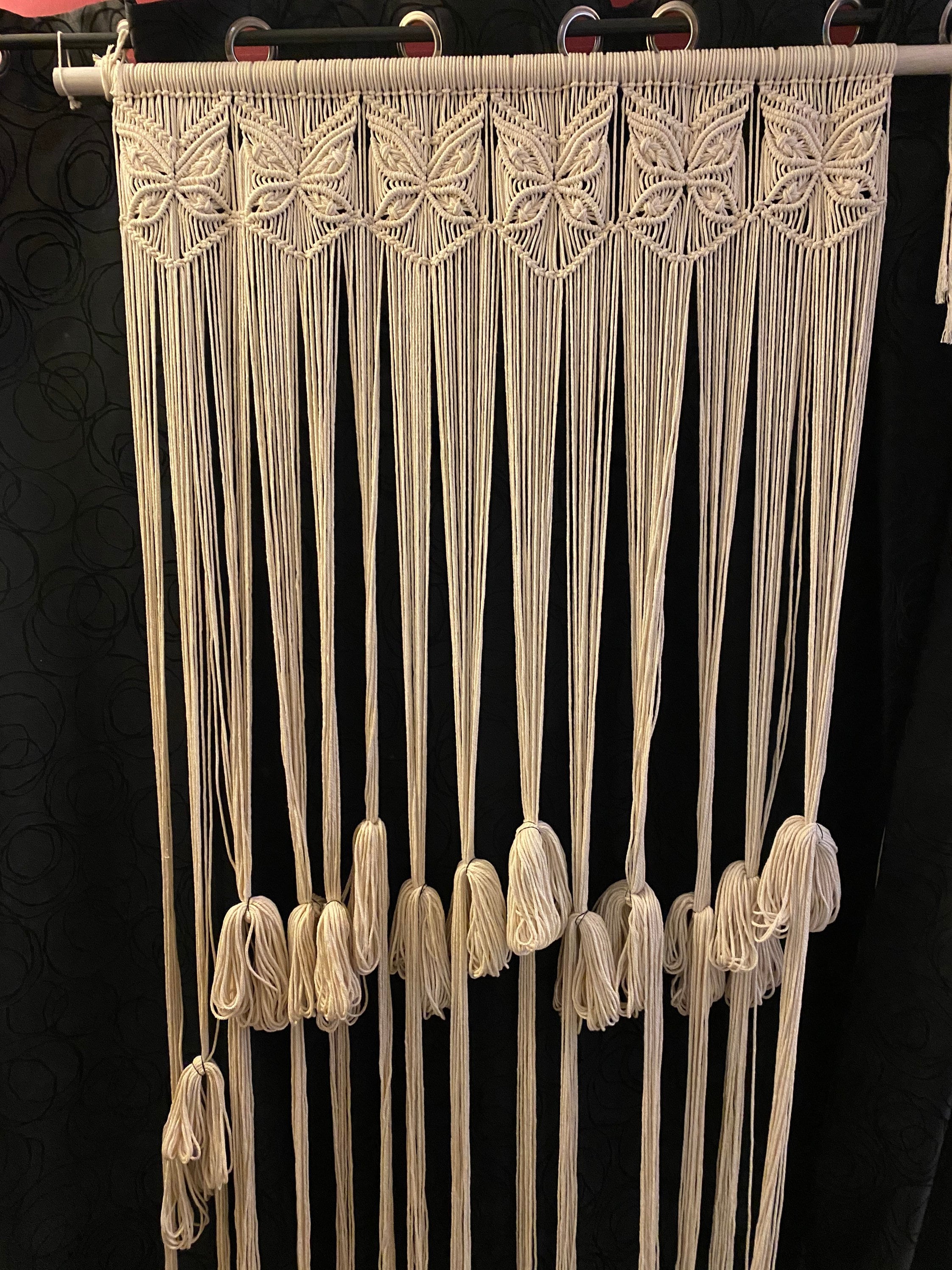 Macrame Door Curtain Door Curtain Boho Door Curtain - Etsy