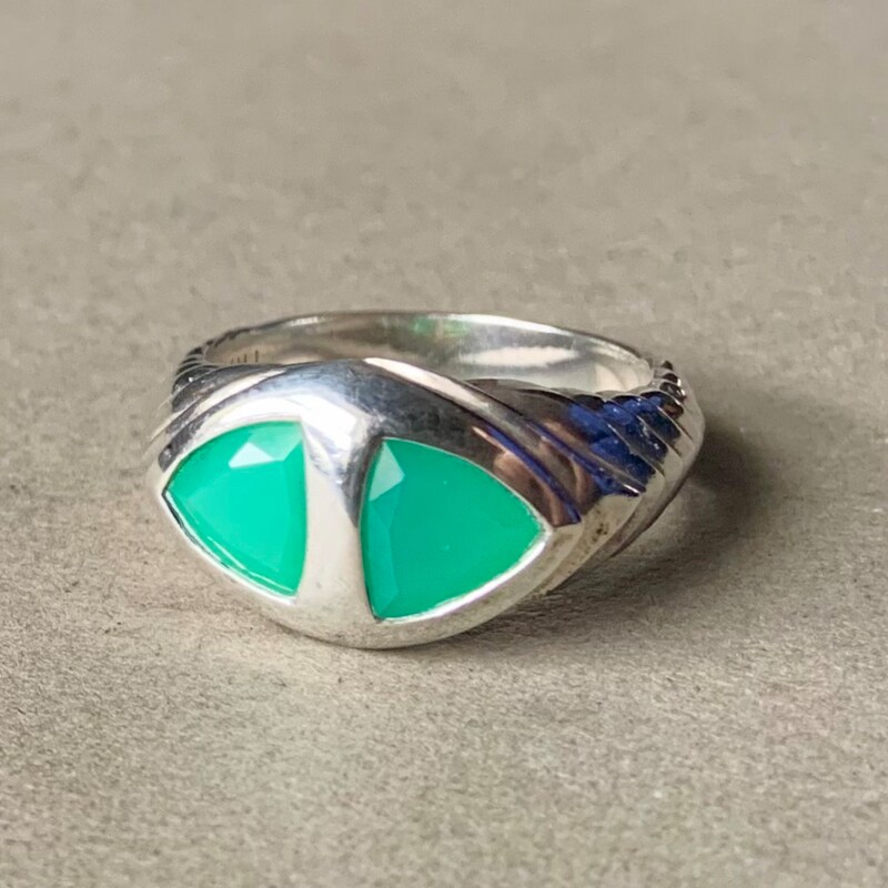 Silver Statement Ring - Etsy UK