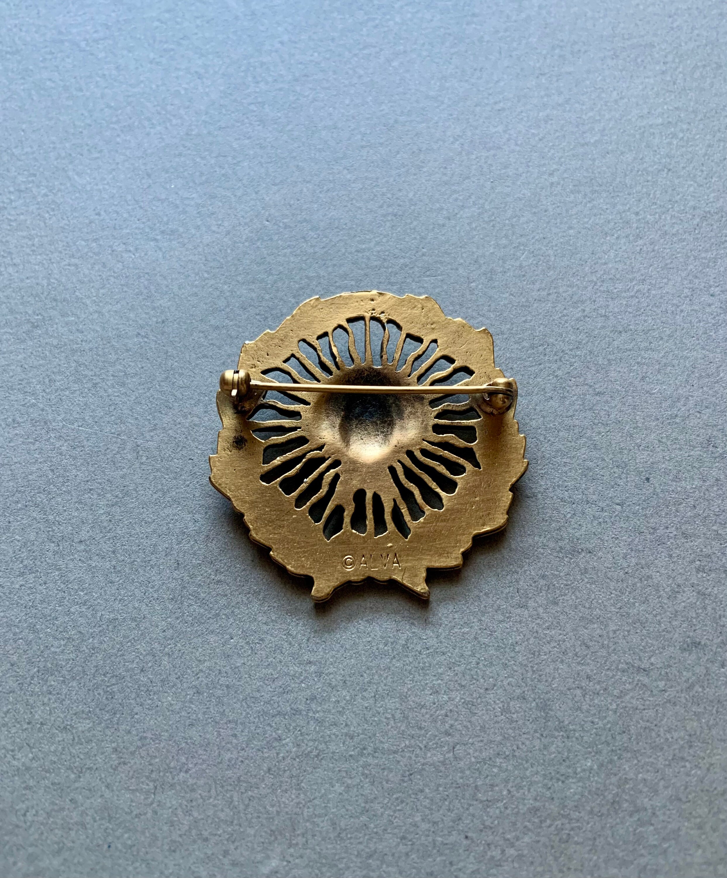 Alva Museum Replica Greek Goddess Gold Tone Brooch - Etsy