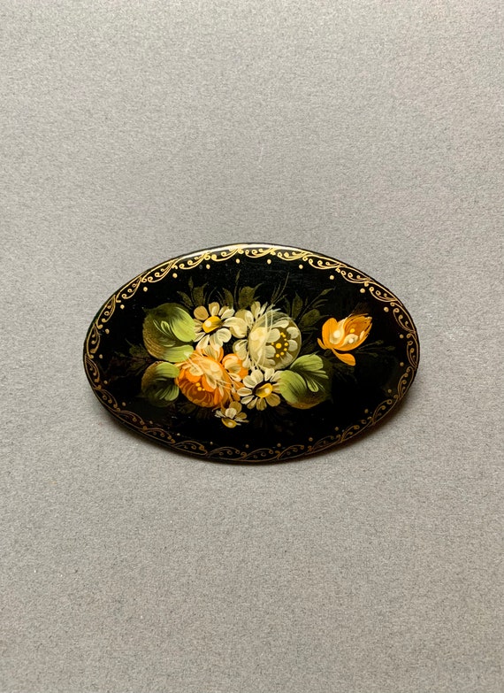 Russian Hand Painted and Signed Adorable Rectangular … - Gem