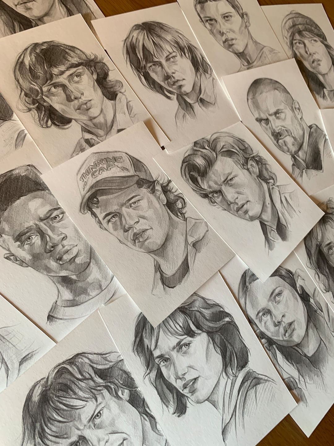Stranger Things Collection / 16 Original Drawings - Etsy