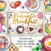 Romantic Breakfast, Valentines Breakfast, Clipart, Valentines Clipart ...