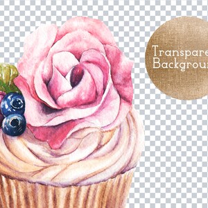 Boho Bakery Watercolor Clipart, Bakery Handpainted Clipart, Boho ...