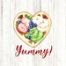 Romantic Breakfast, Valentines Breakfast, Clipart, Valentines Clipart ...