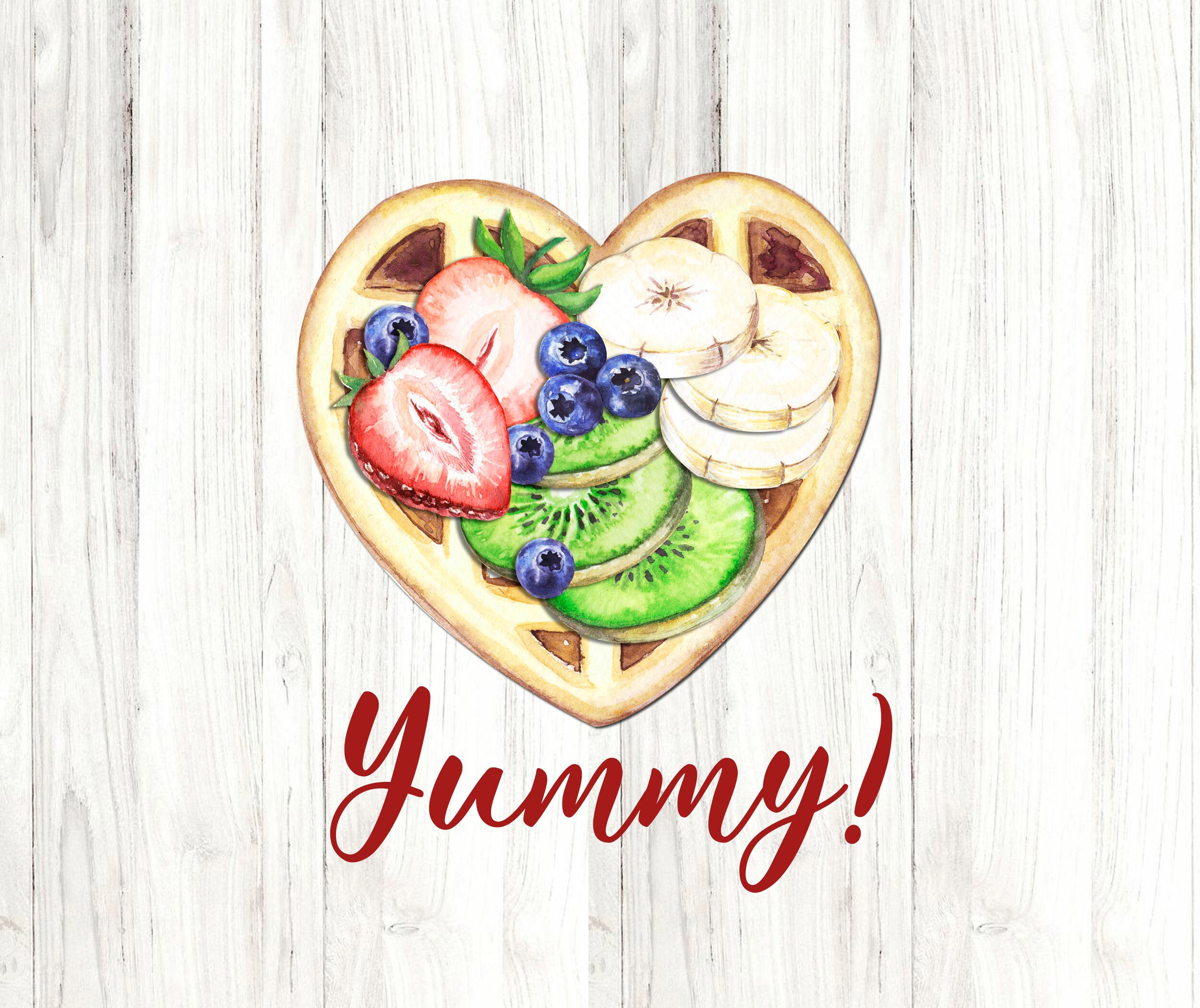 Romantic Breakfast, Valentines Breakfast, Clipart, Valentines Clipart ...