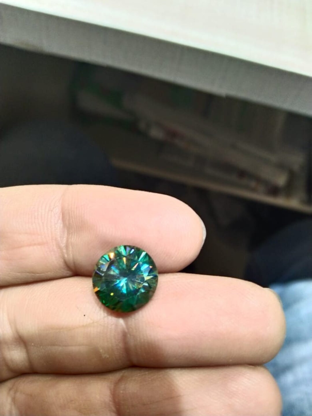 5-6 Ct Loose Deep Blue Diamond for Ring and Pendant Clarity Certified ...