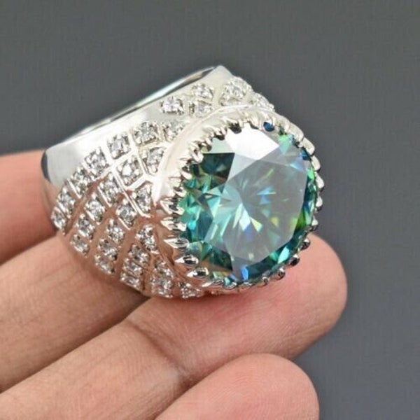 Blue Diamond Ring - Etsy