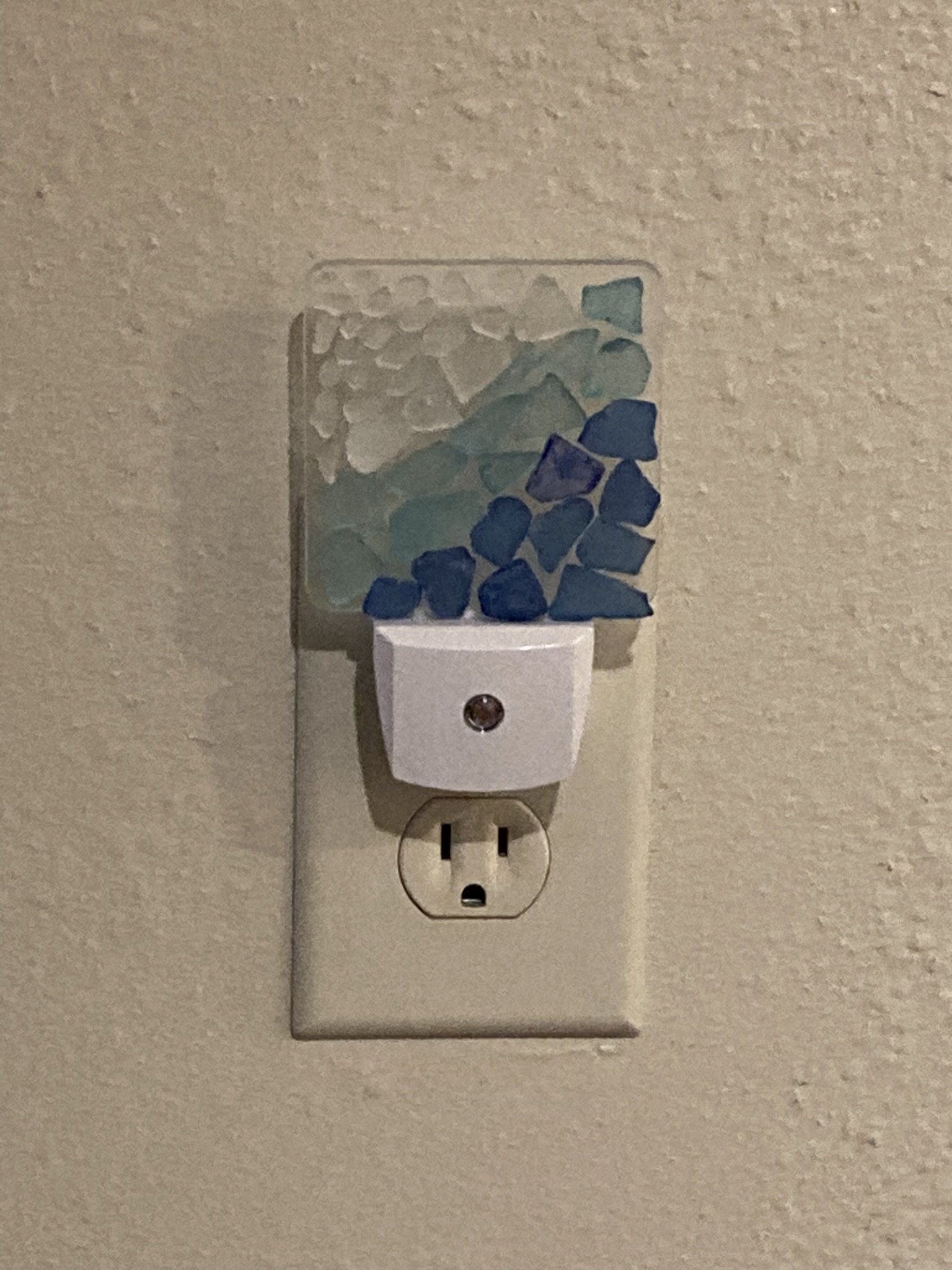 Sea Glass LED Night Light, Coastal Decor - Etsy