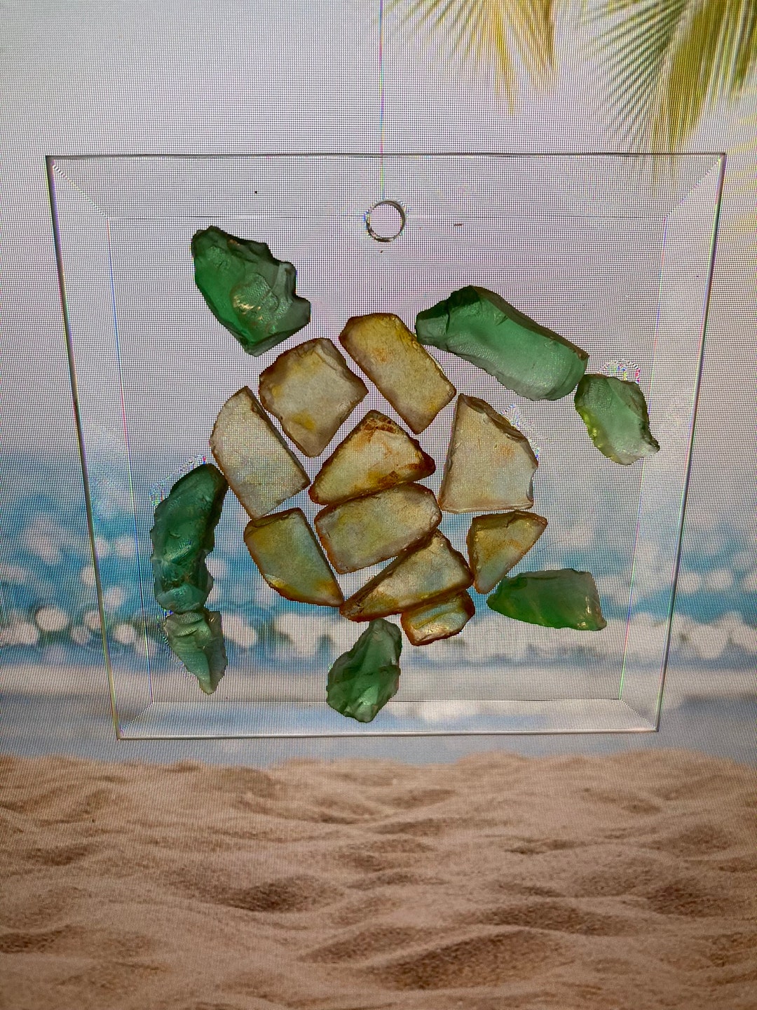 Sea Turtle Seaglass Suncatcher - Etsy
