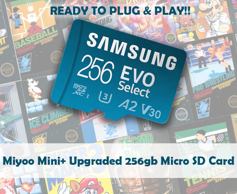Miyoo Mini Plus / Mini V2 V3 V4 256 GB SD Card Running Onion OS 4.3 ...