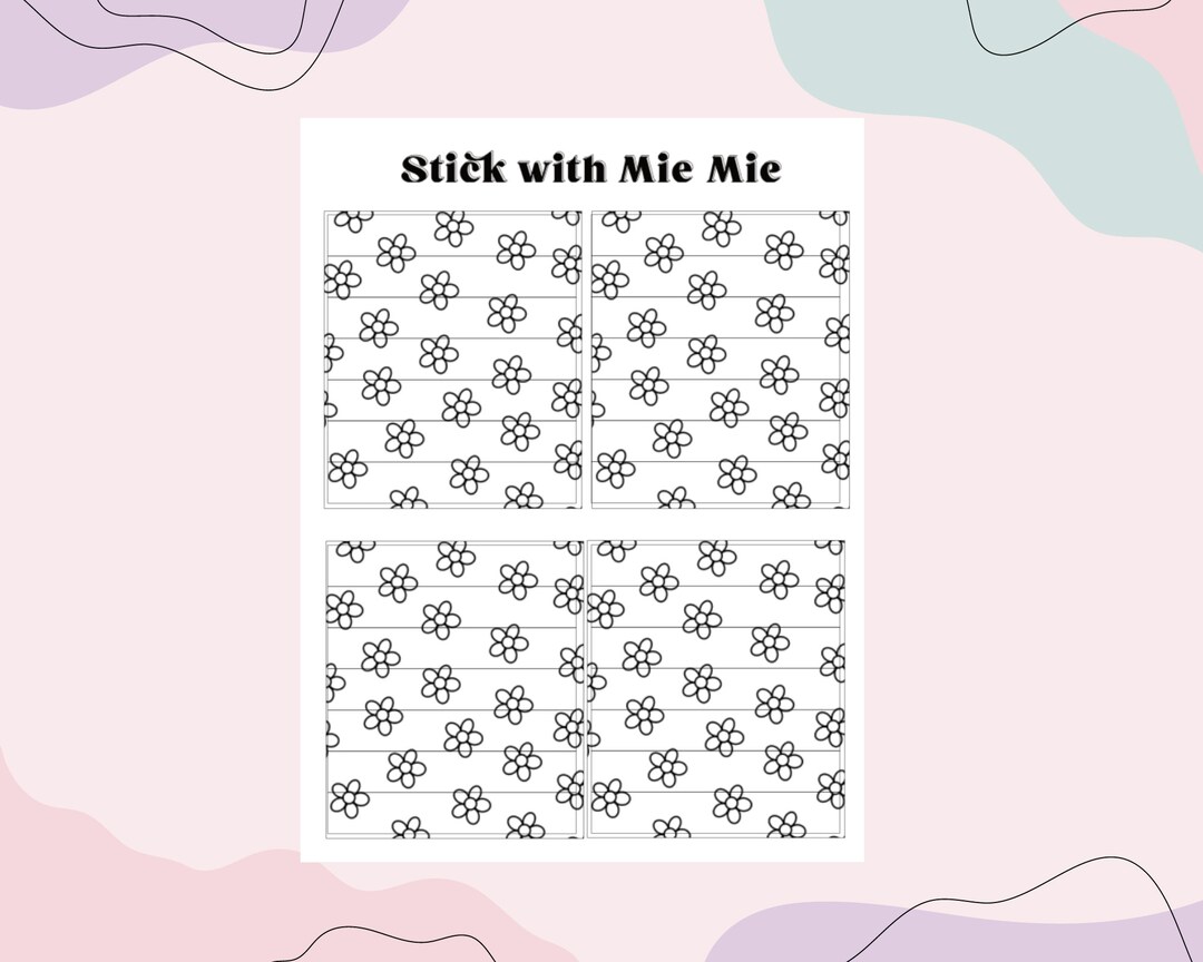 Daisy Flower Foil Header Overlays Planner Stickers Foil - Etsy