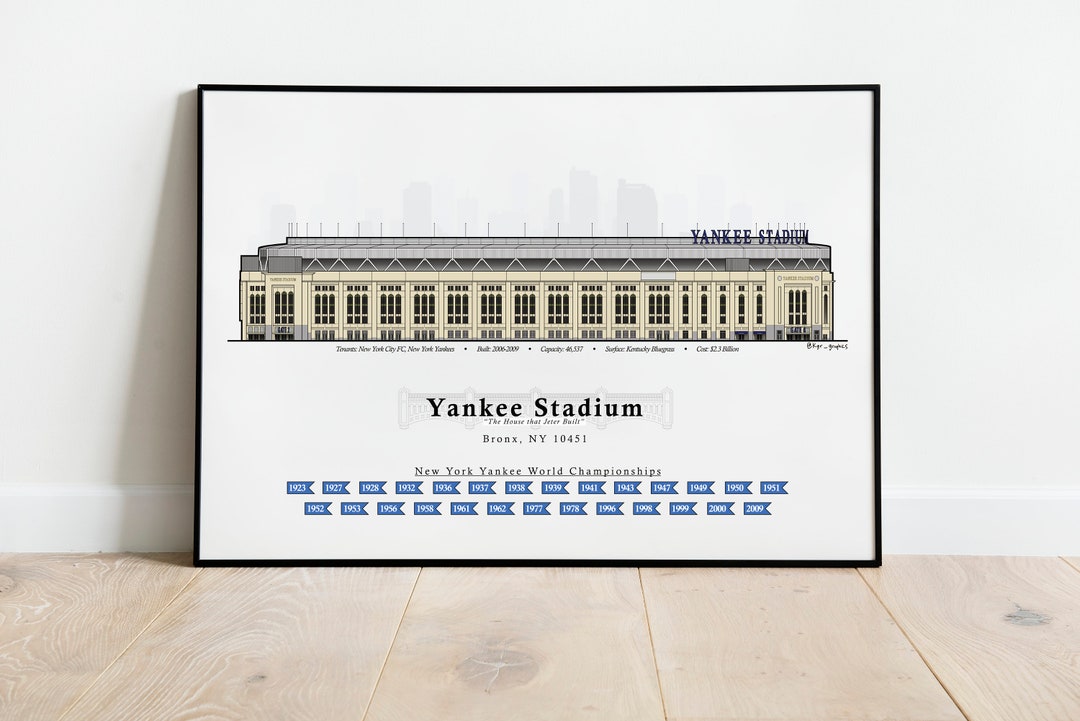 Yankee Stadium Pop Art Poster - Etsy