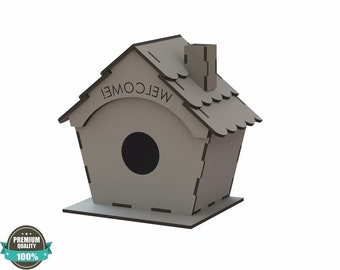 Bird House Dxf - Etsy