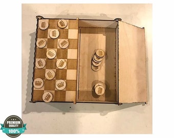 Checkers Laser File - Etsy