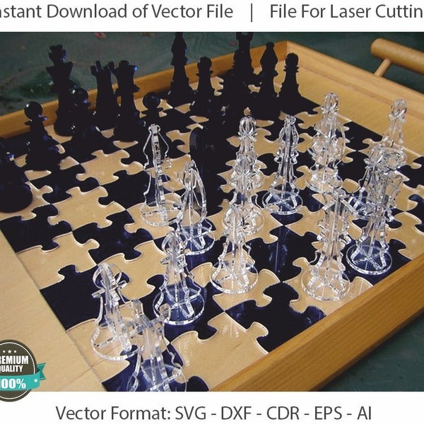 Chess Cut Files - Etsy