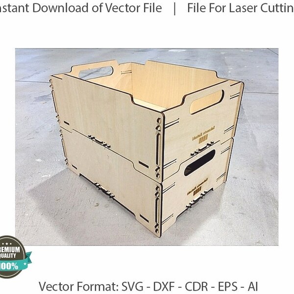 Laser Cut Stackable Box - Etsy