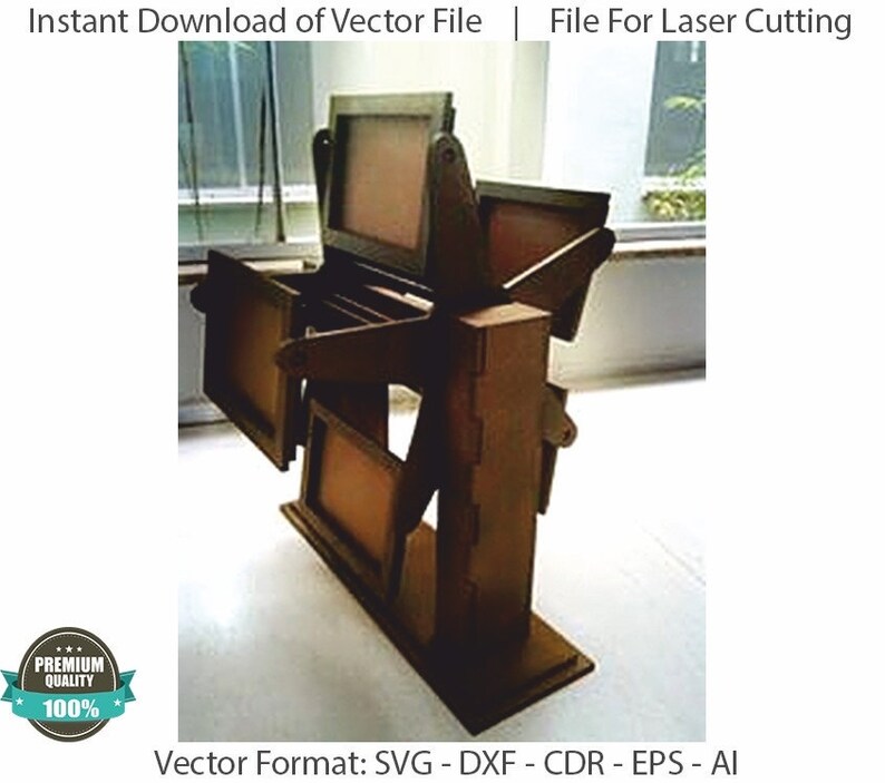 Carousel Photo Frame Laser Cut File CNC Router Digital - Etsy