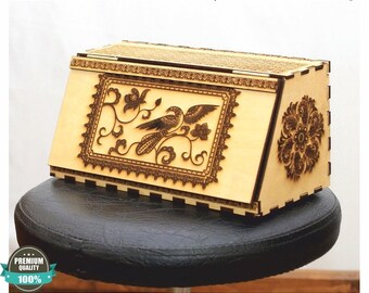 Laser Cut Bread Box - Etsy