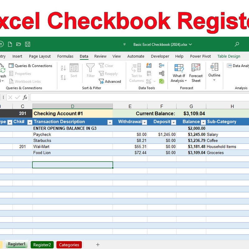 Checkbook - Etsy