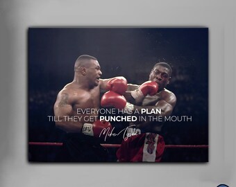 Mike Tyson Quote Poster - Etsy