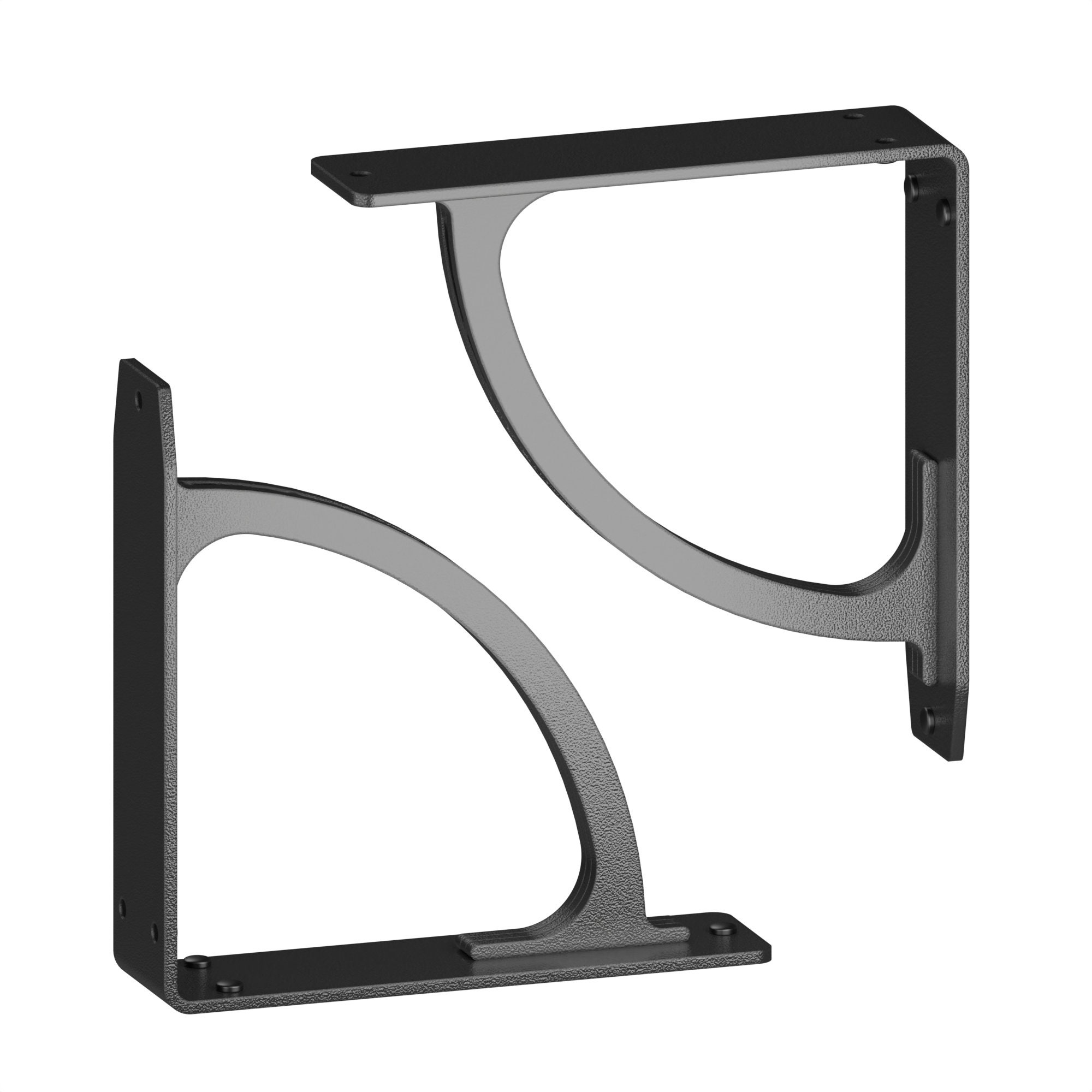 Iron Wall Corbel Supports for Countertop, Mantel, Shelves Wrought Iron ...