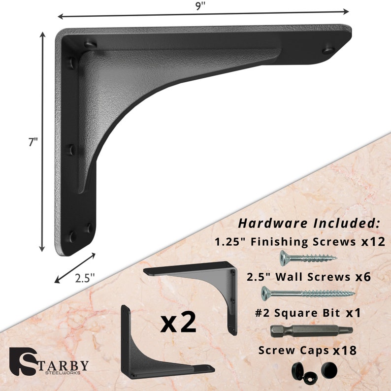 Heavy Duty Countertop Brackets, Welded Granite Countertop Support Shelf ...