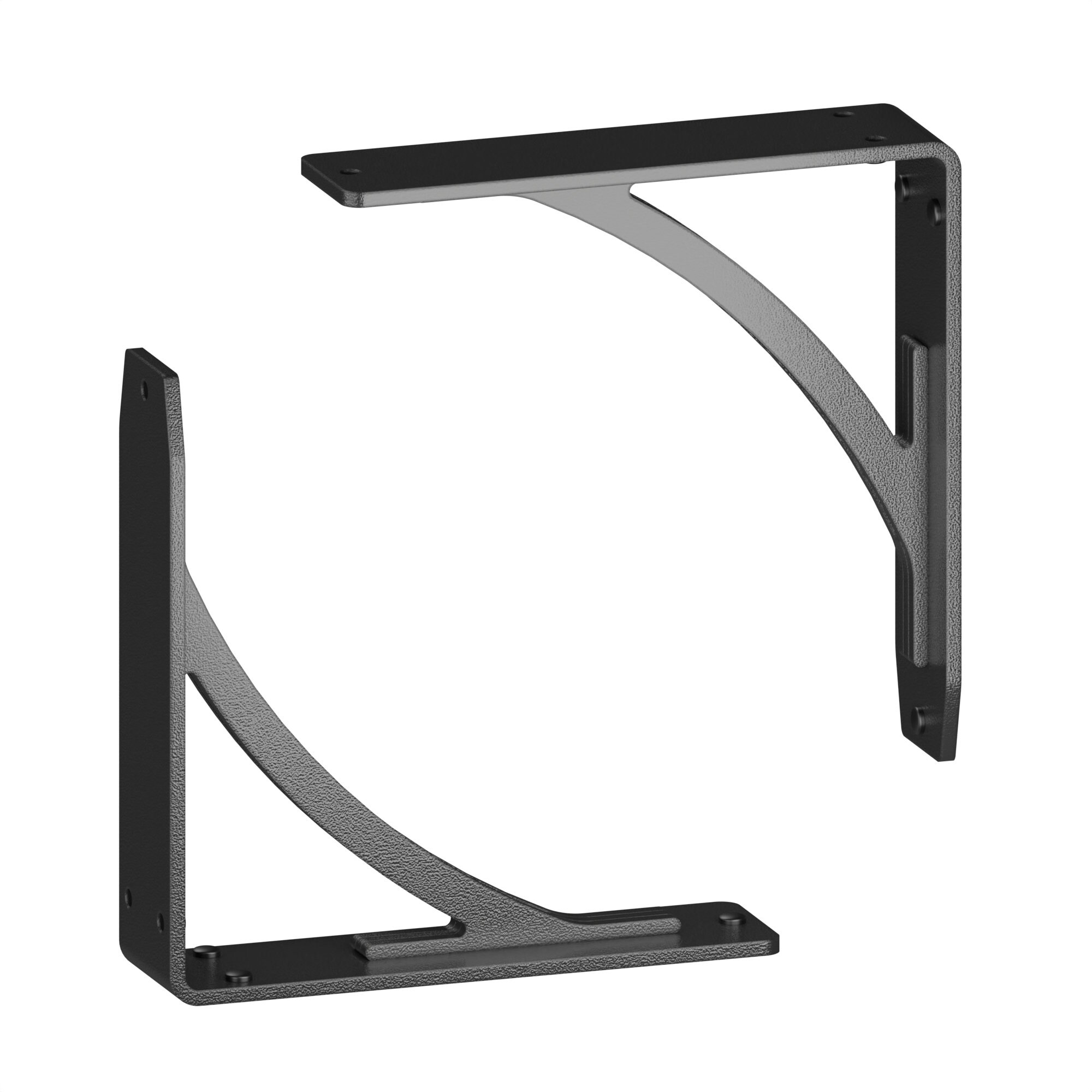 Sullivan Brackets Fireplace Mantel Corbels, Metal Shelf and Counter ...