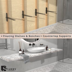 Ultimate Heavy-duty Floating Granite Bracket Strong - Etsy