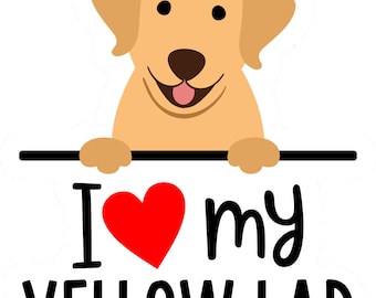 I Love My Lab | Etsy