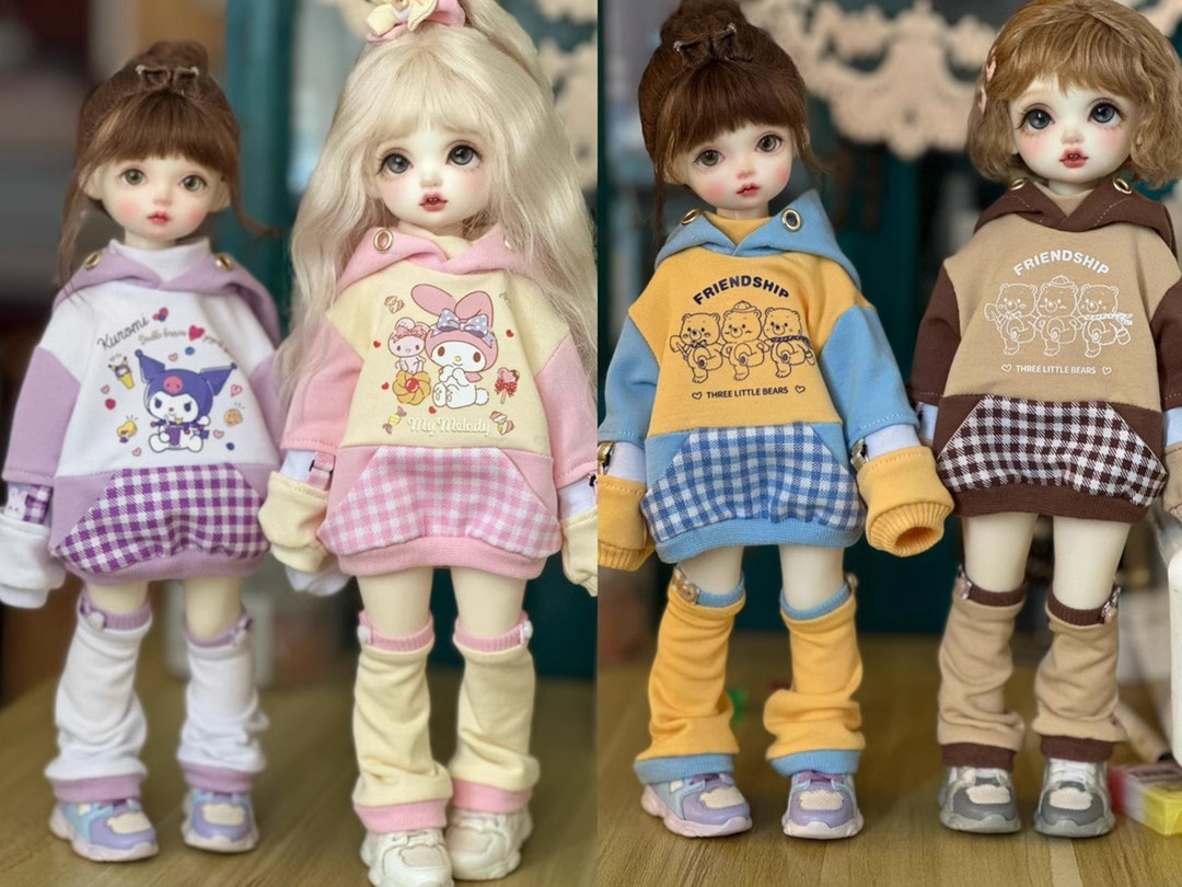 YOSD Doll Clothes 1/6 BJD SD Doll Clothes Cartoon Sweater Hoodies - Etsy