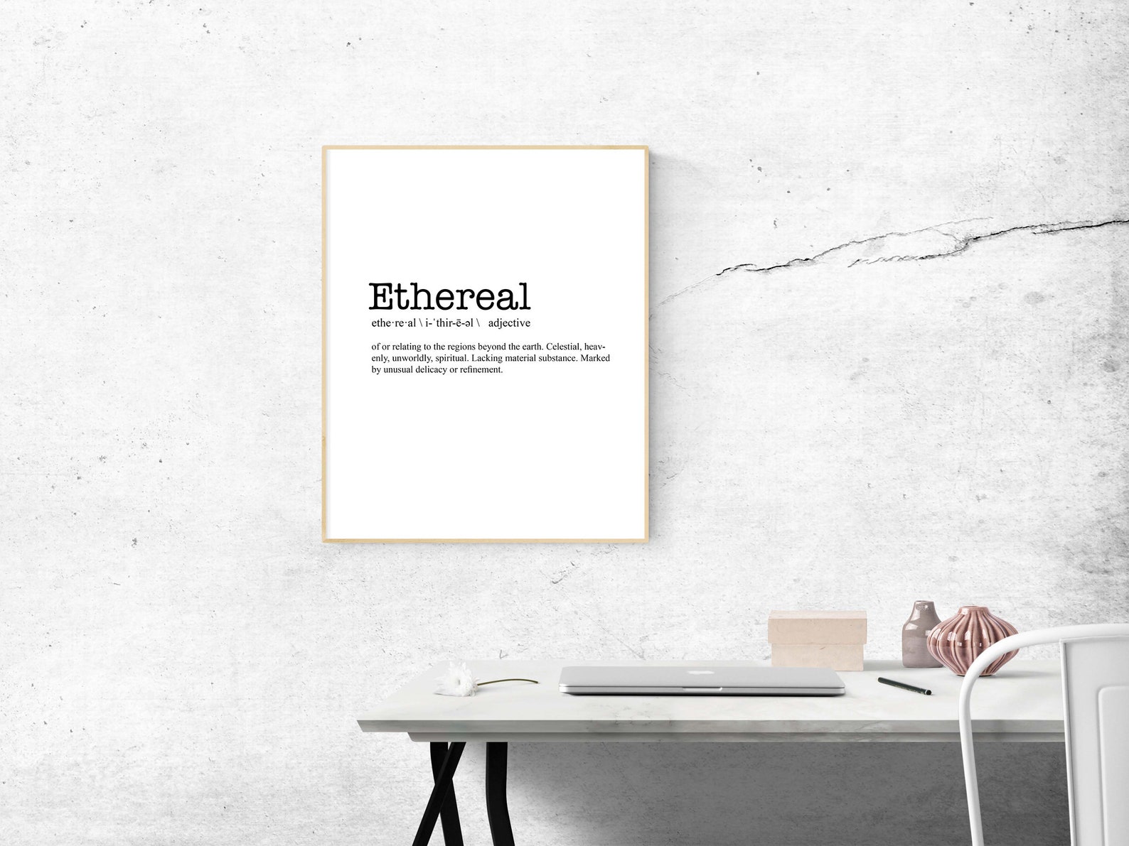 Ethereal Dictionary Definition PDF JPG Instant Download, Home Decor ...
