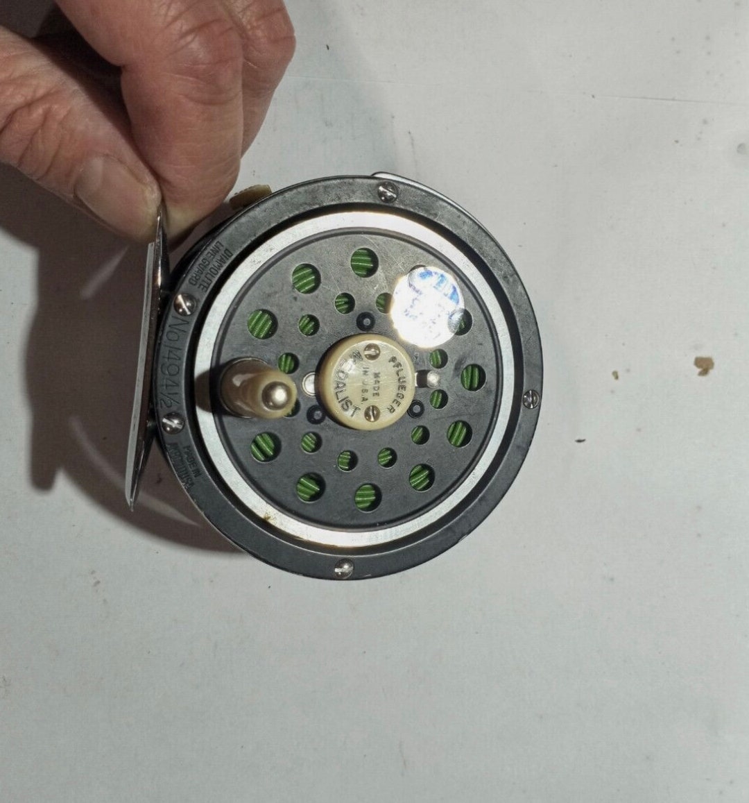 Pre-owned 1956-1965 1494 1/2 Pflueger Fly Reel With Fly Line - Etsy