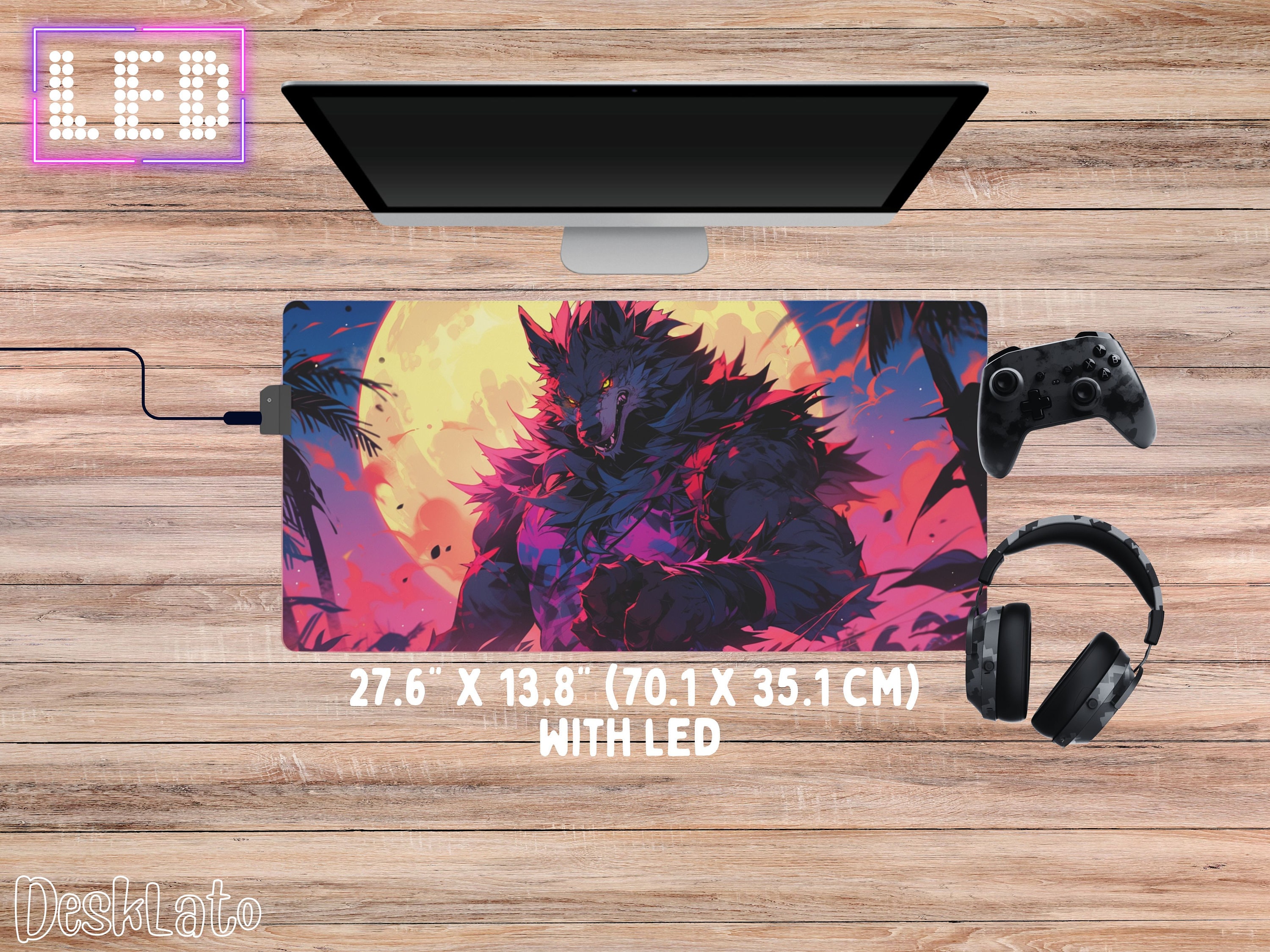 Werewolf Desk Pad - Etsy