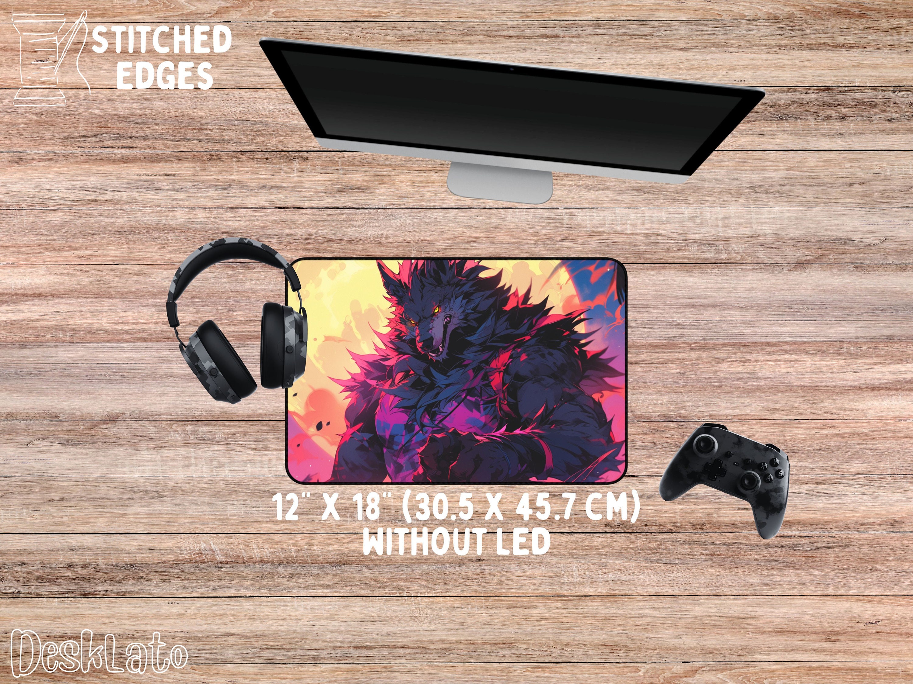 Werewolf Desk Pad - Etsy