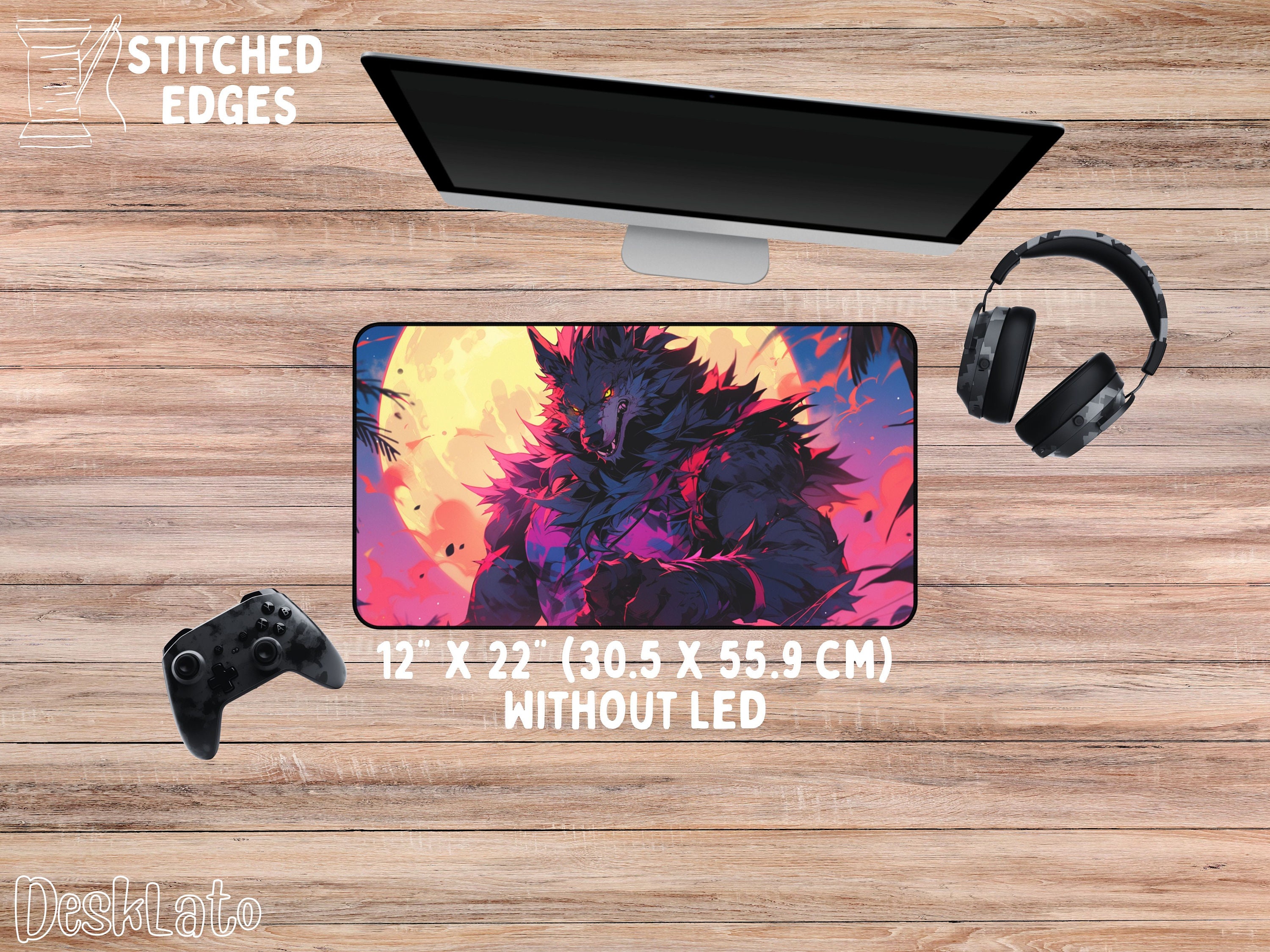 Werewolf Desk Pad - Etsy