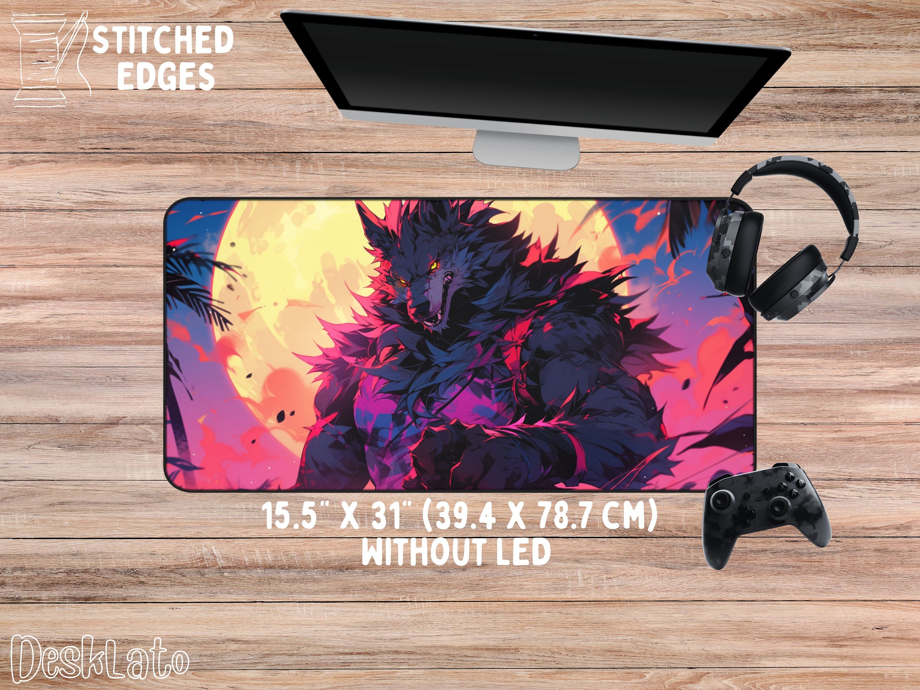Werewolf Desk Pad - Etsy