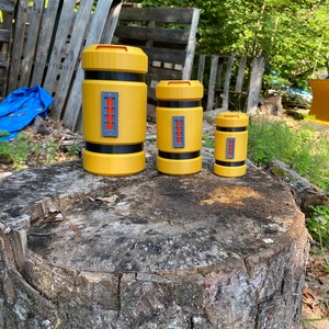 Scream Canister Container Monsters Inc Monsters University All Sizes - Etsy