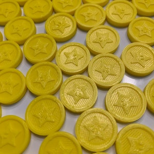 Mario Star Coins - Etsy