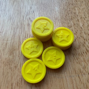 Mario Star Coins - Etsy