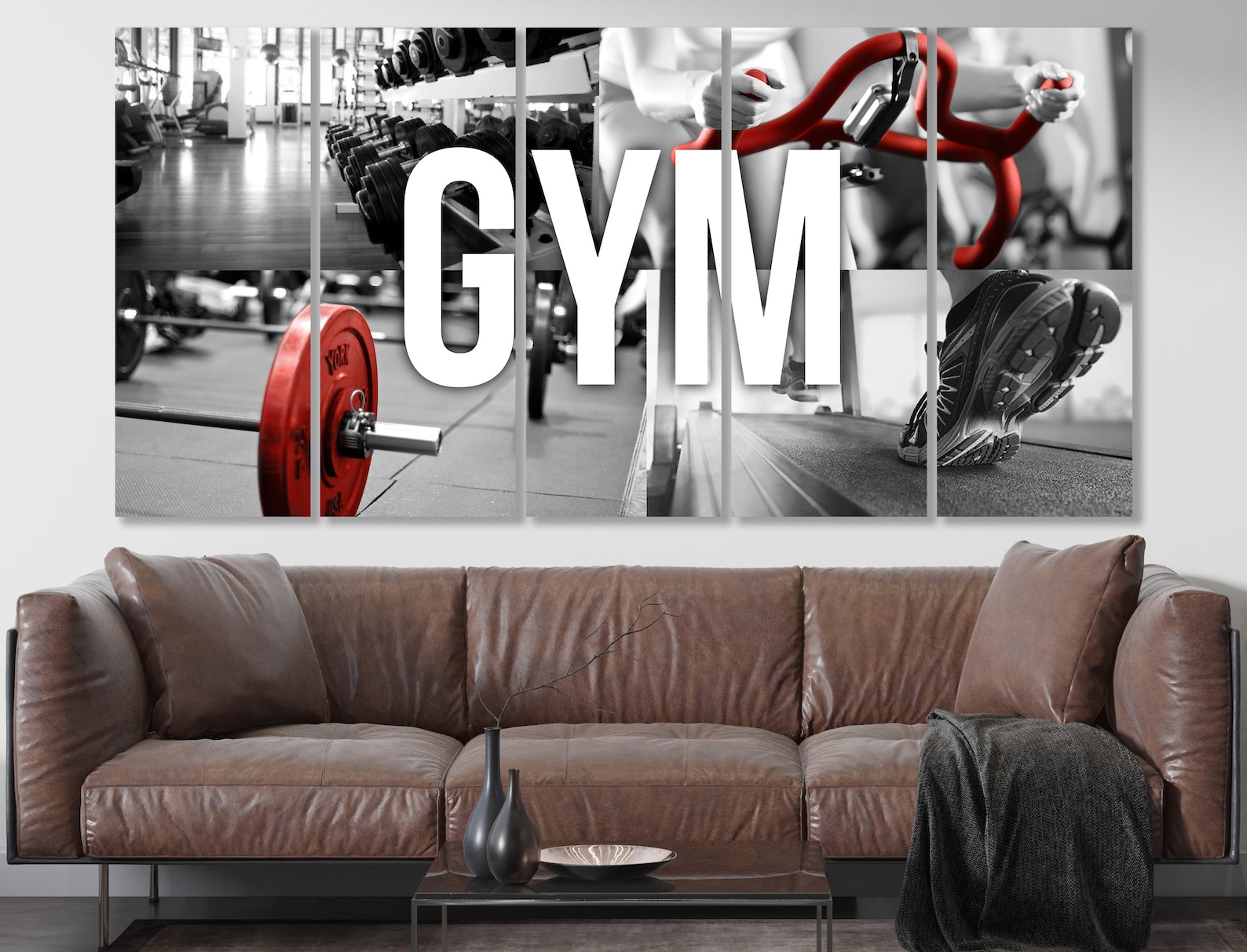 Gym Canvas Sport Art Decor Motivational Wall Art Sport Print Playroom ...
