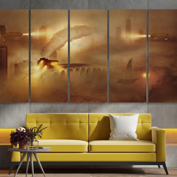 Steampunk Canvas - Etsy