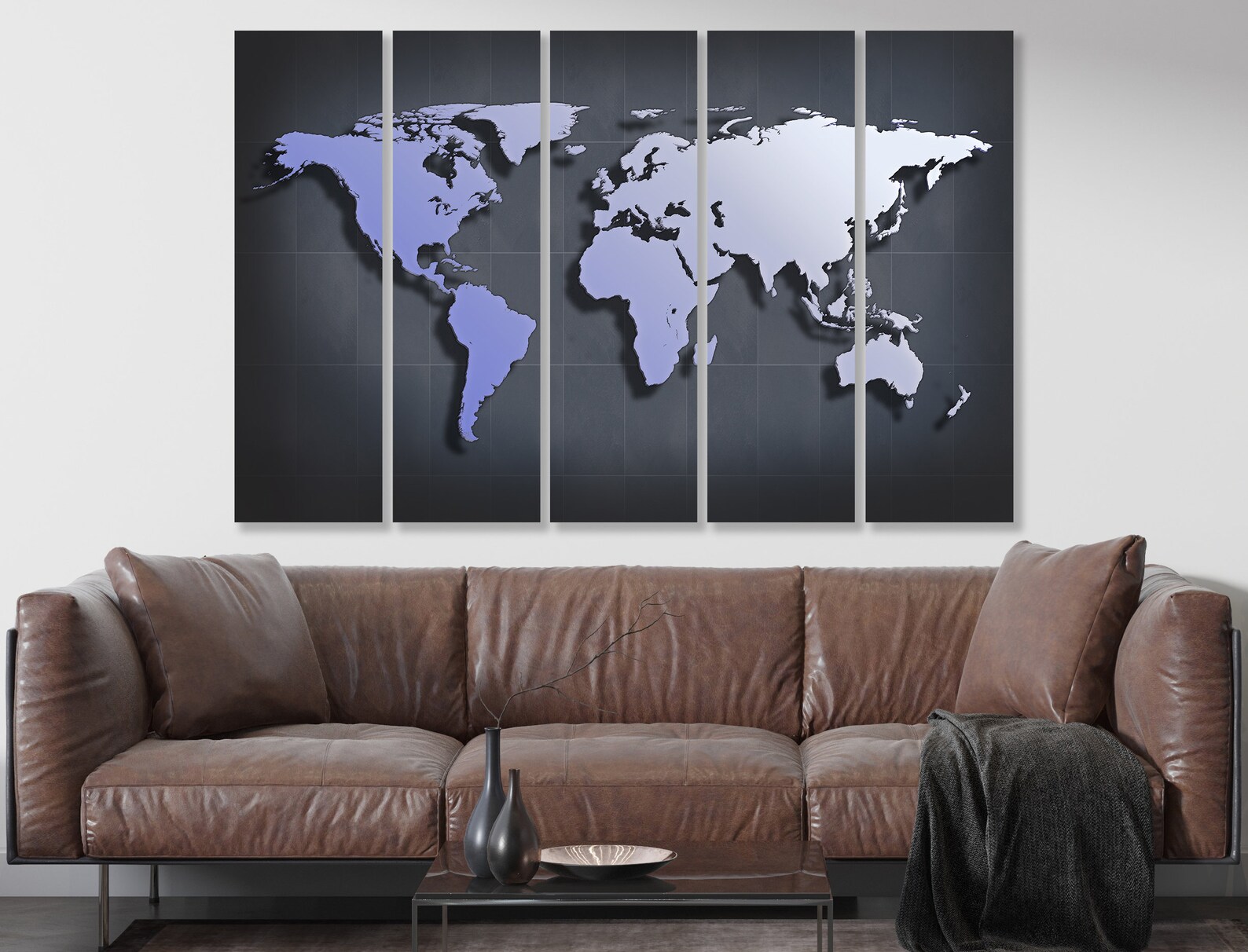 World Map Canvas World Map Decor 3D Map Large World Map Travel - Etsy