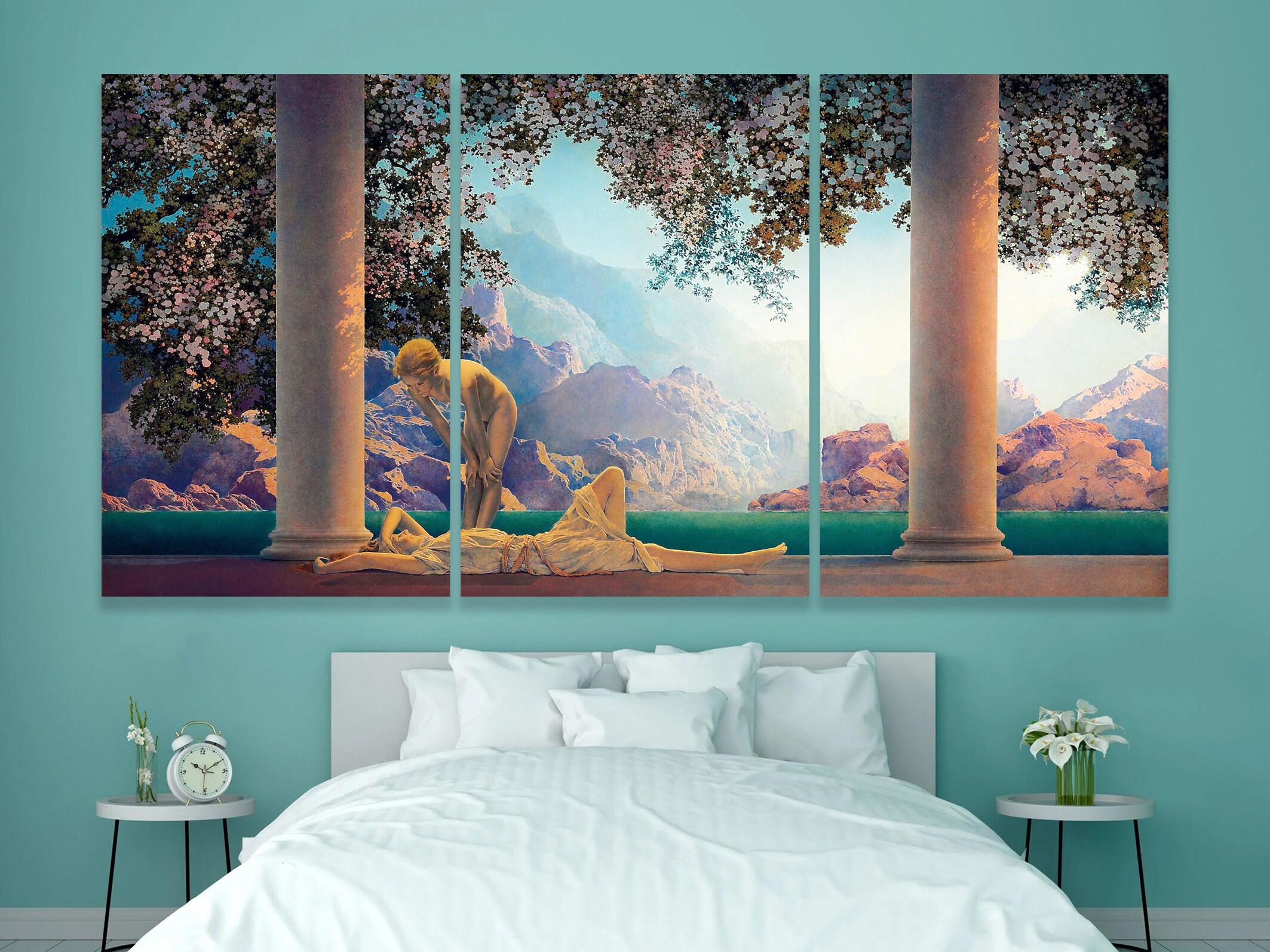 Maxfield Parrish Daybreak Reproduction Canvas Classic Printing - Etsy