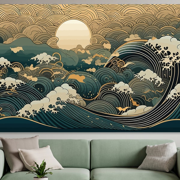 Wave off Kanagawa - Etsy