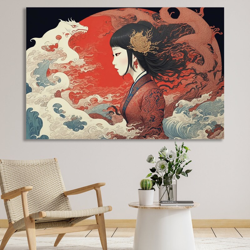 Geisha Art - Etsy