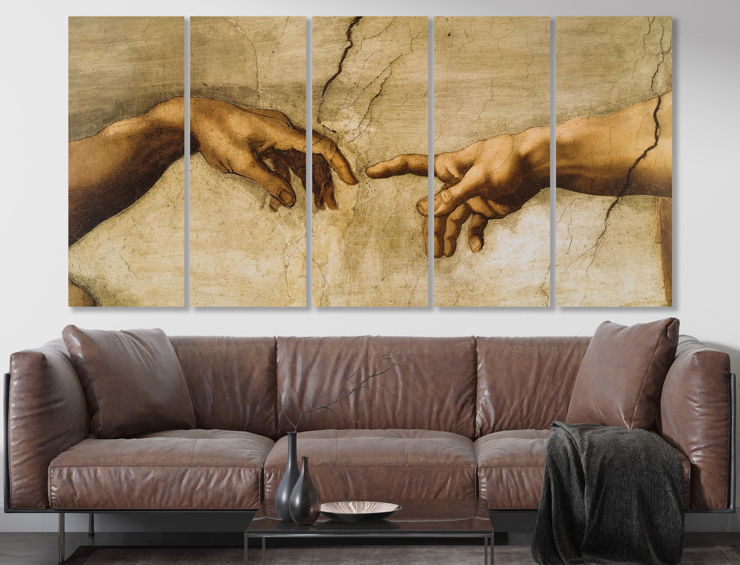 The Creation of Adam Hand of God by Michelangelo Christian - Etsy