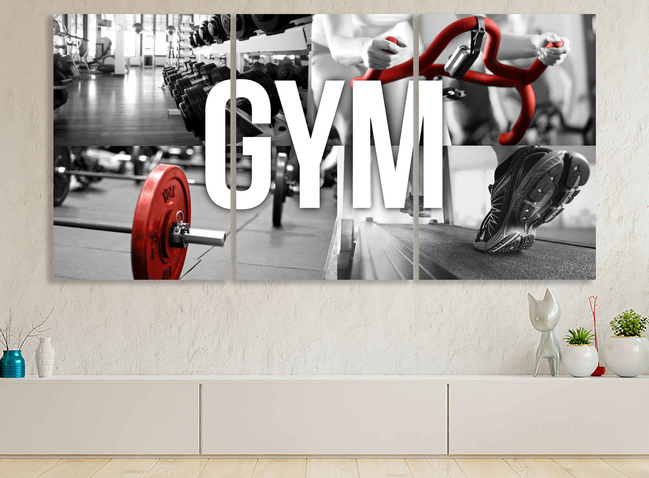 Gym Canvas Sport Art Decor Motivational Wall Art Sport Print - Etsy ...