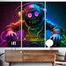 Robot DJ Canvas Abstract Electronic Music Wall Art Decor Audio ...